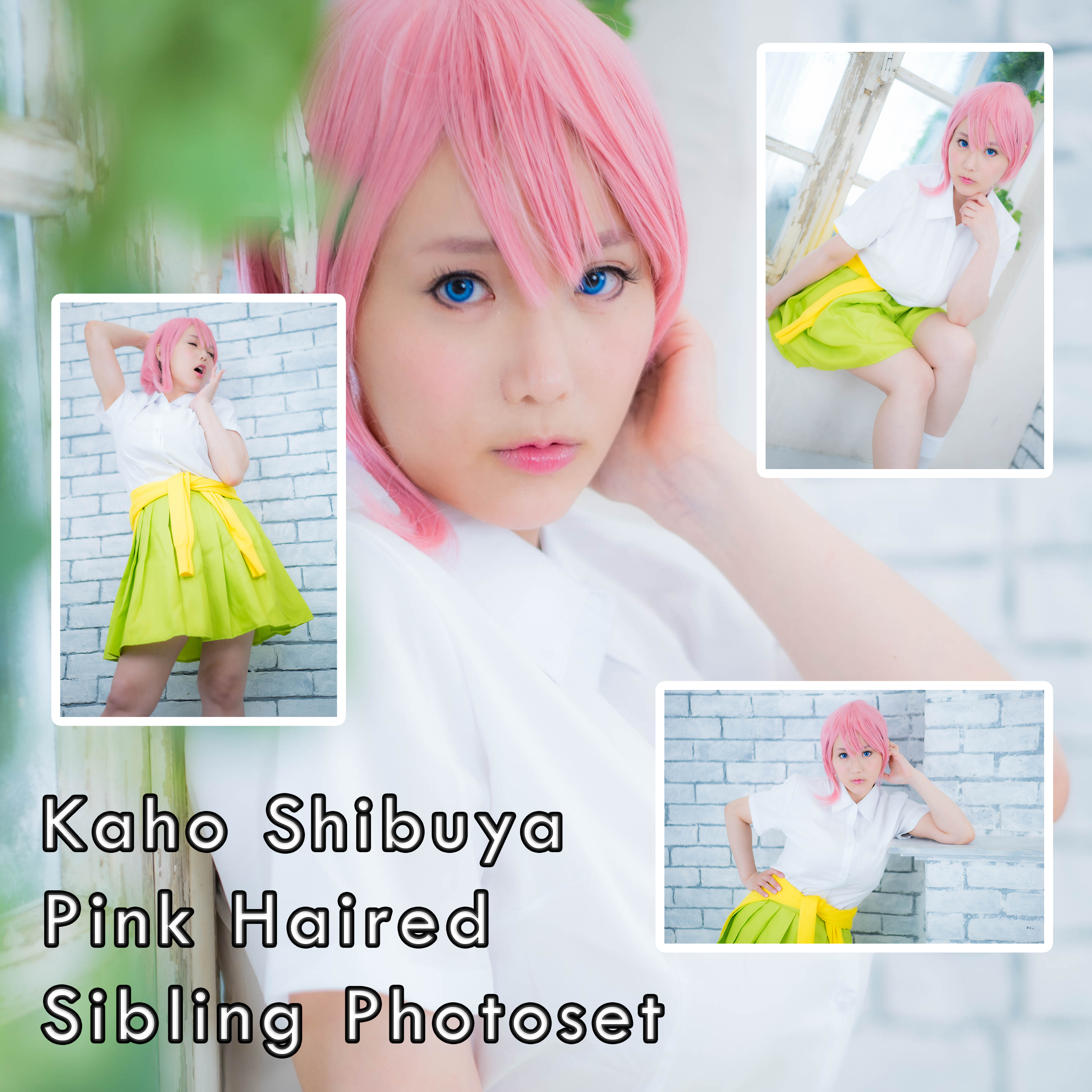 Kaho Shibuya Pink Haired Sibling Photoset (Digital) – Gravure Kid