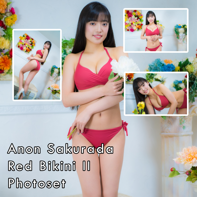 Anon Sakurada Red Bikini II Gravure Photoset (Digital) – Gravure Kid